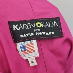Karen Okada | Dresses | Vintage Couture Karen Okada Evening Dress ...